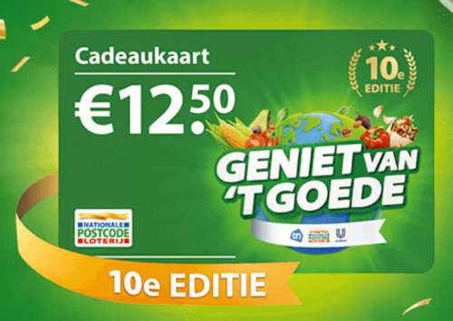 Cadeaukaarten postcodeloterij doneren? - Voedselbank Houten